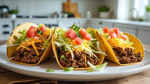 Easy Ground Beef Tacos With Homemade Seasoning - Tasty Taco Timmy